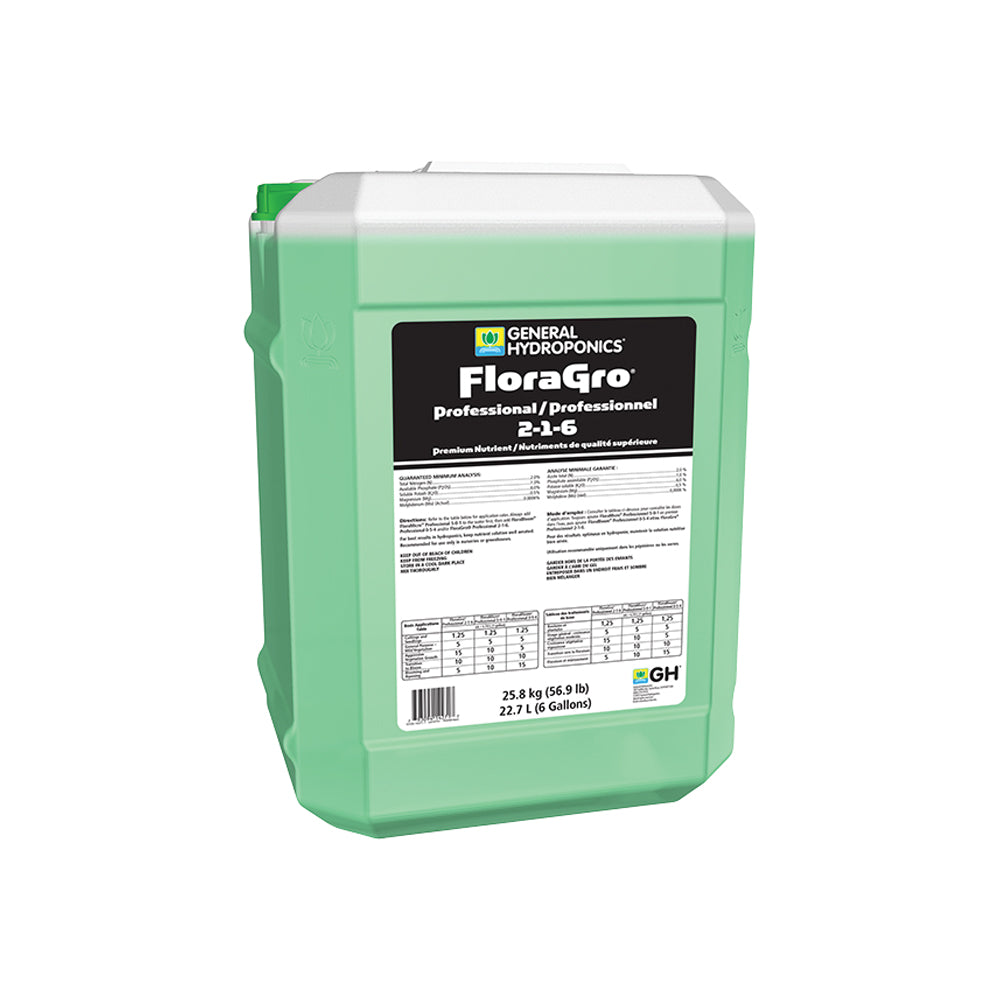 General Hydroponics® FloraGro® Professional 2 - 1 - 6 – City Garden Supply